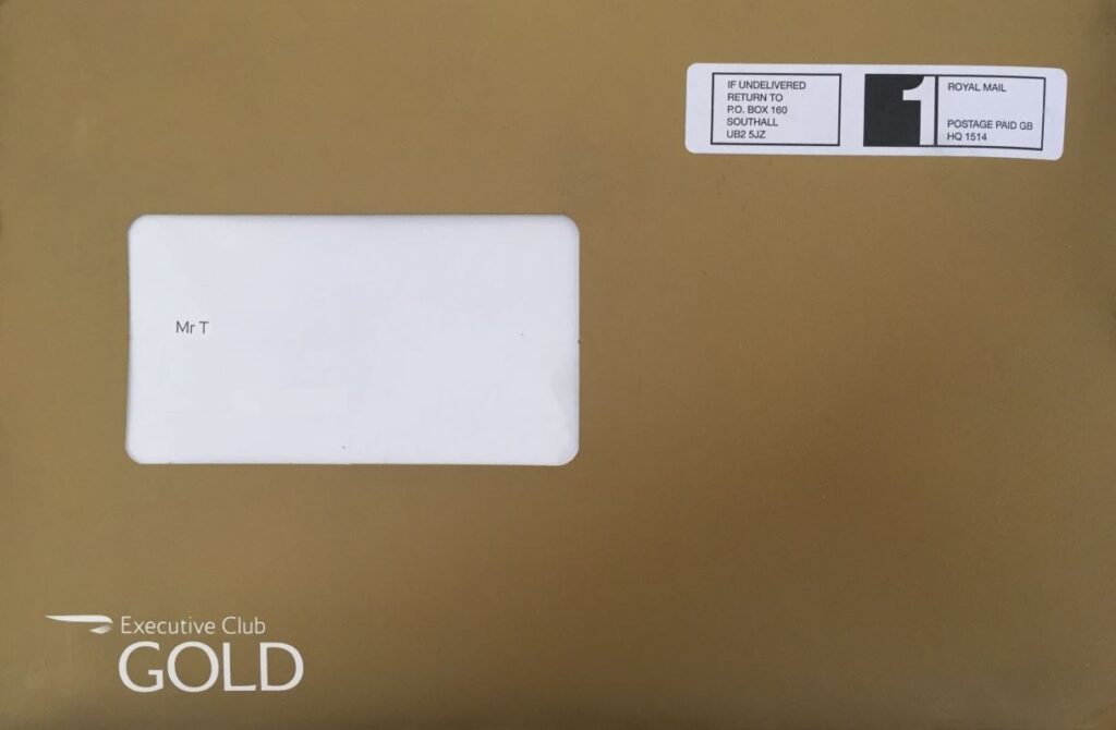 British Airways Executive Club Gold Pack - TravelUpdate