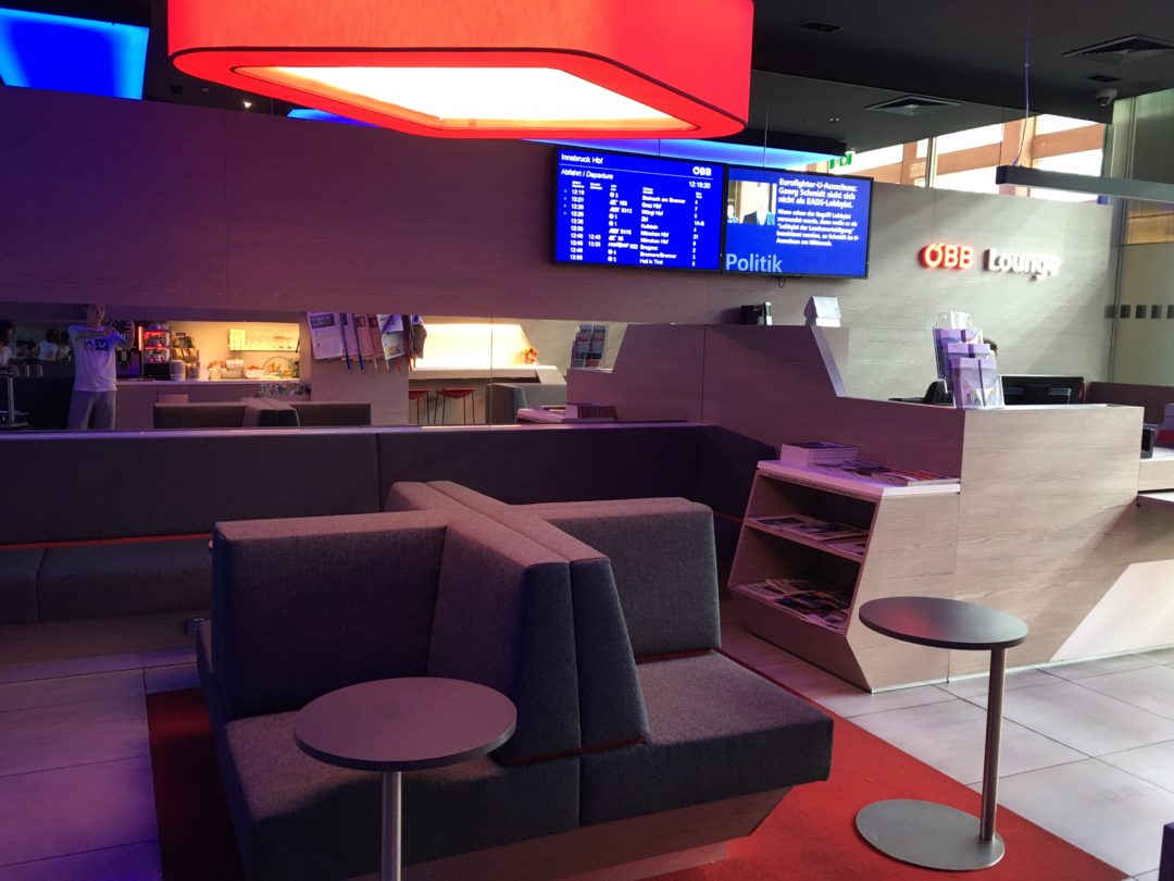 Review: OBB Railjet First Class Lounge - TravelUpdate