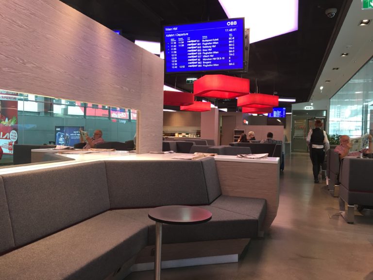 Review: OBB Railjet First Class Lounge - TravelUpdate