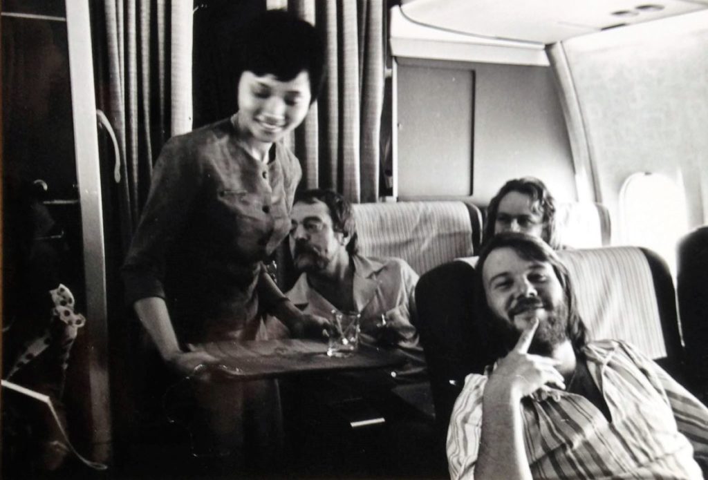 Here Are Candid Pictures of ABBA Flying In The 1970s - TravelUpdate