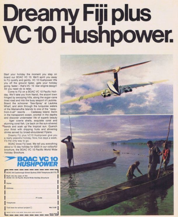 26 BOAC 1960s vintage print ads featuring the VC10 - TravelUpdate