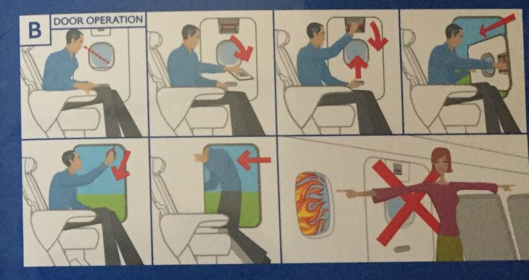 Here are some changes to a British Airways safety card - TravelUpdate