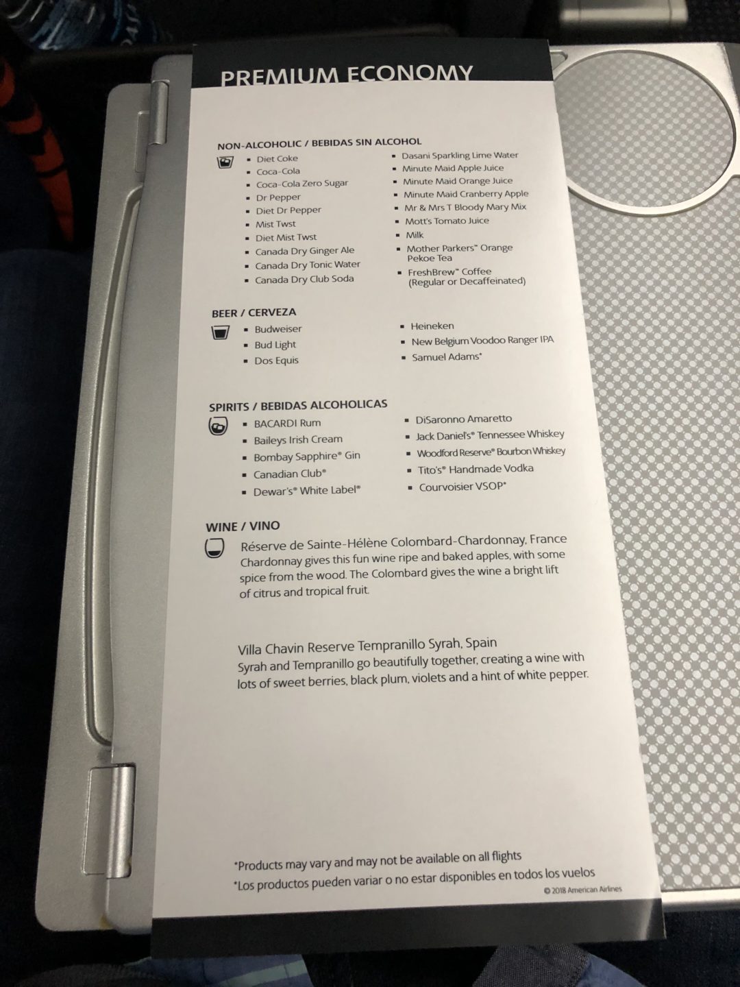 American Airlines Premium Economy Review Miami Madrid - TravelUpdate