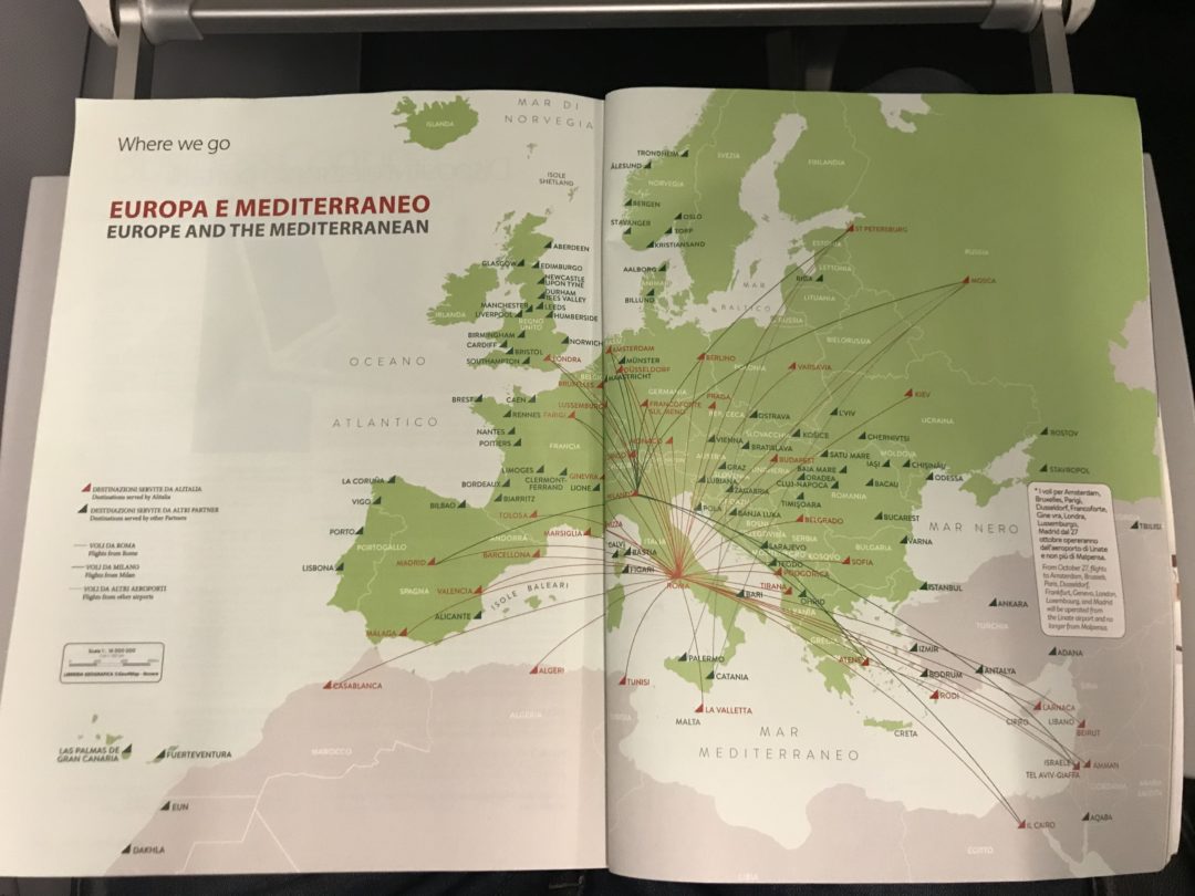 Review: Alitalia A320 Europe Business Class - Barcelona to Rome