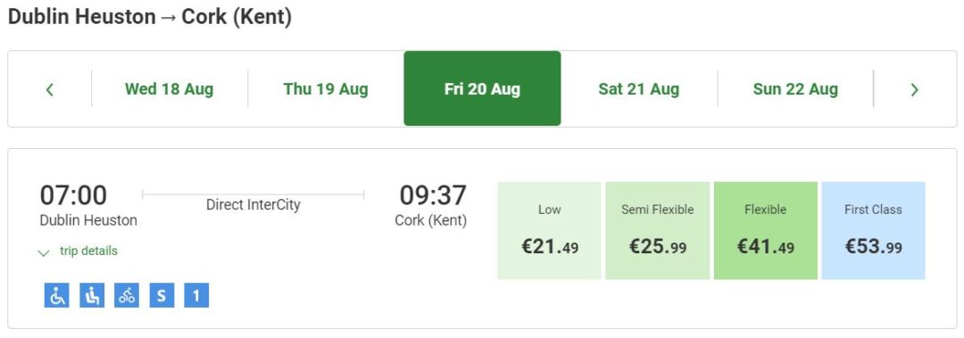 Do you know the secret first class upgrade trick on Irish Rail ...