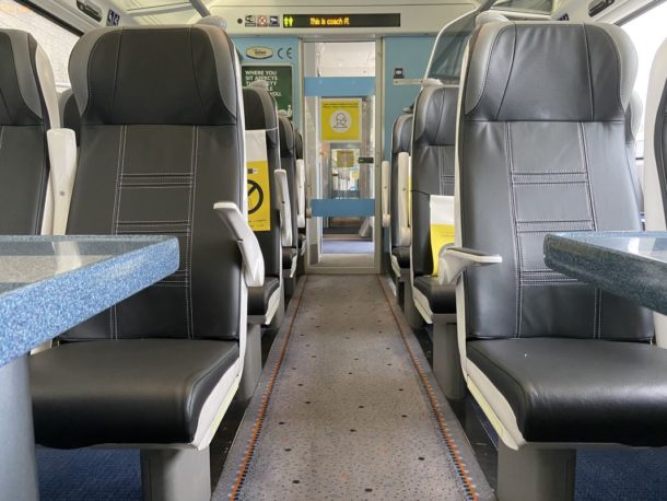 What does an intercity Irish Rail train in Ireland look like inside ...