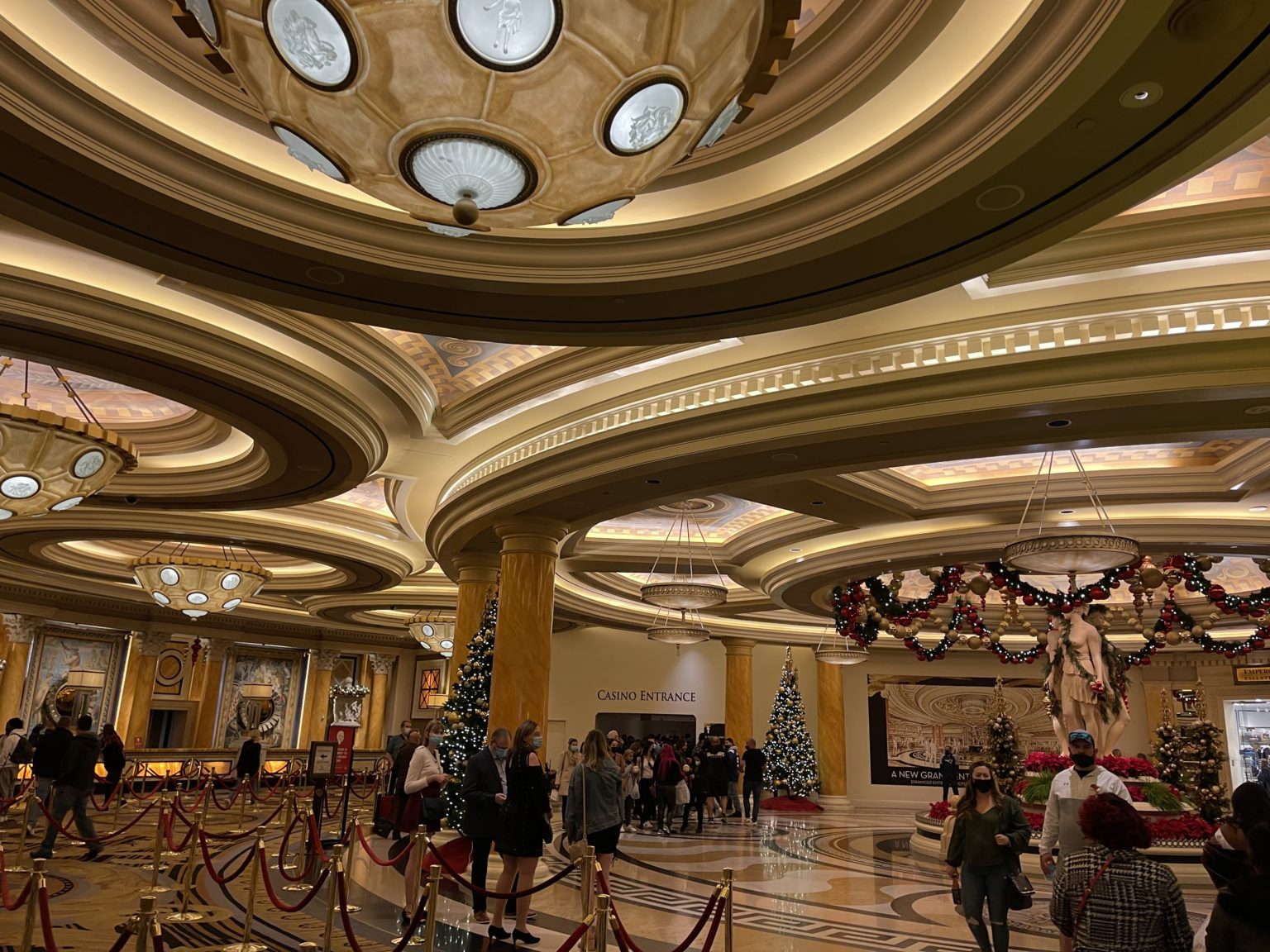 Review: Caesars Palace Las Vegas Augustus Tower Fountain View