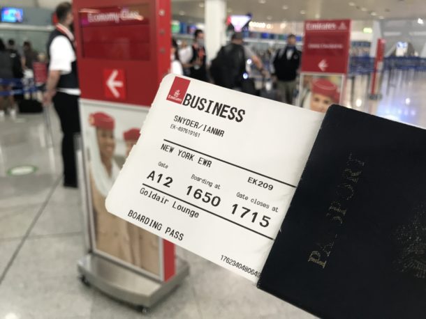 Review: Emirates 777-300ER Business Class - Athens to Newark