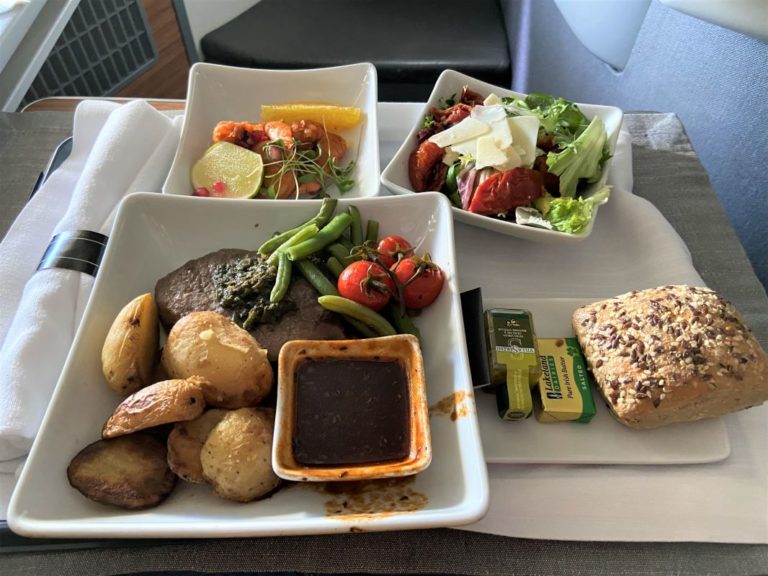 A rip snortin' ride! American Airlines transatlantic business class ...