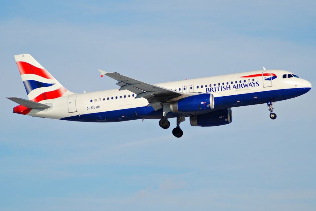 Yay! The blue and white hornets of British Airways strike again ...
