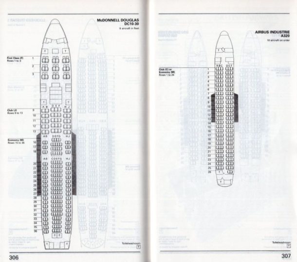 Have you seen these vintage British Airways seat maps from 1988 ...