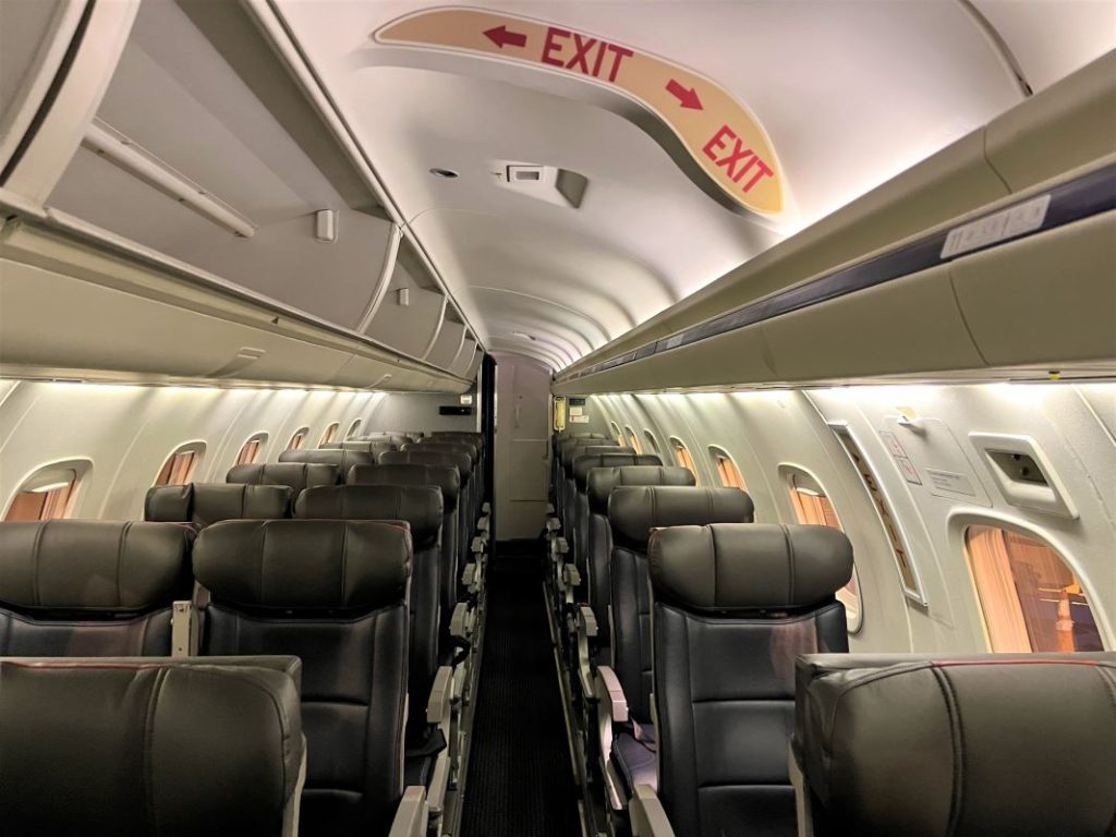 What is flying on an American Eagle Embraer 145 from Cleveland to ...