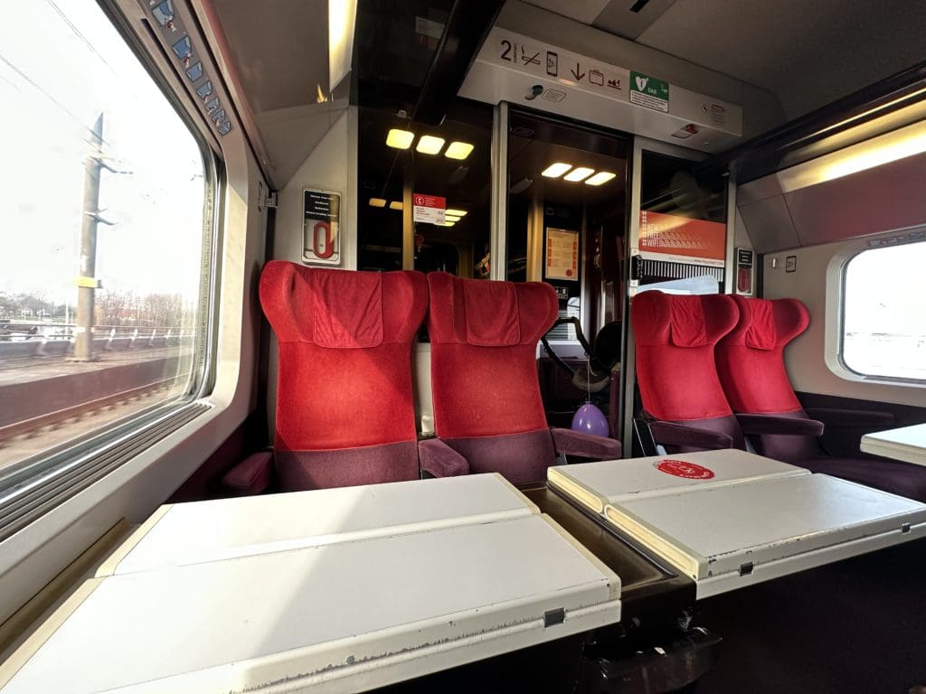 Train Review: Thalys Standard and Premium Class Amsterdam- Brussels ...
