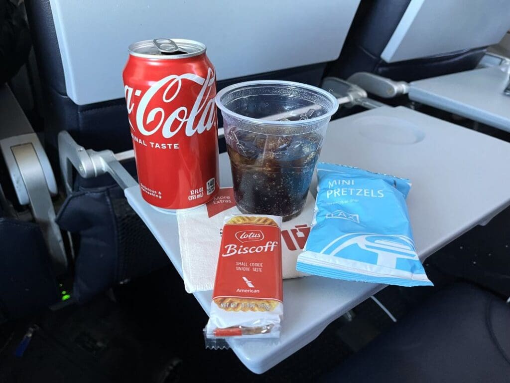 All aboard the American Airlines love plane from New York to Miami ...