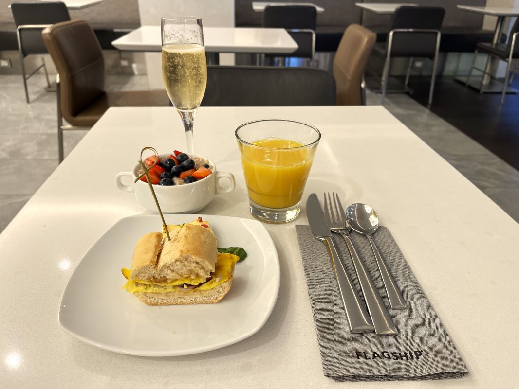 What's for breakfast in the American Airlines Flagship Lounge in Miami ...