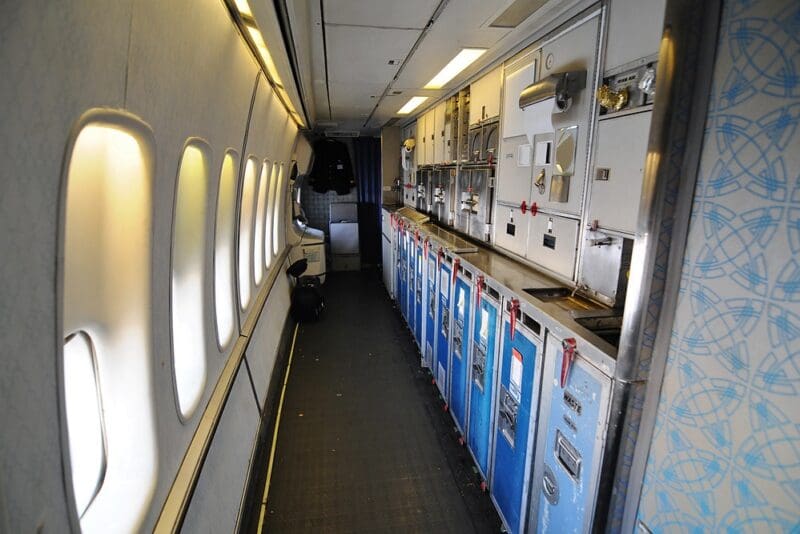 Remember the longitudinal galleys on some Boeing 747 aircraft ...
