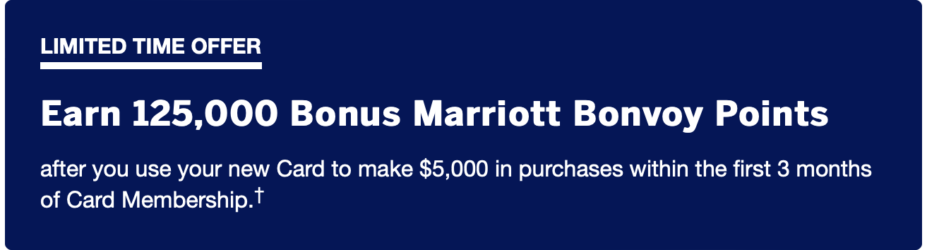 125,000 points bonus on the Marriott Business Card - TravelUpdate