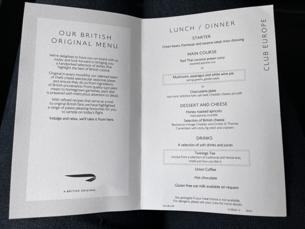 What's it like flying from London to Sofia in Club Europe on British ...