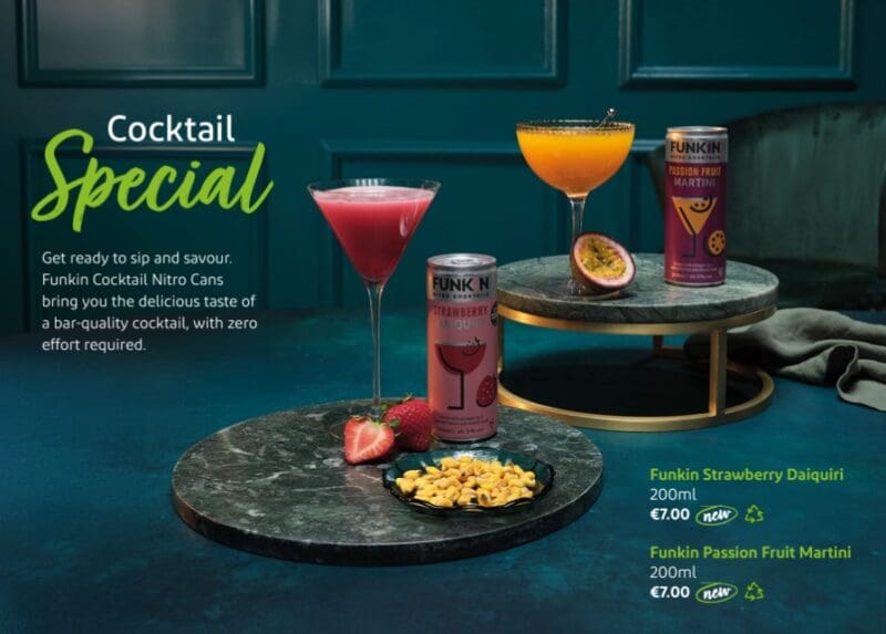 Have you tried the new Funkin' cocktails on Aer Lingus? - TravelUpdate