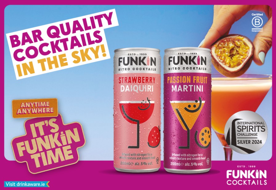 Have you tried the new Funkin' cocktails on Aer Lingus? - TravelUpdate
