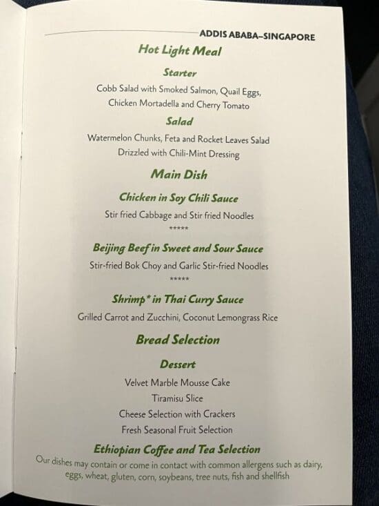 Review: Ethiopian Airlines business class Addis Ababa to Kuala Lumpur ...