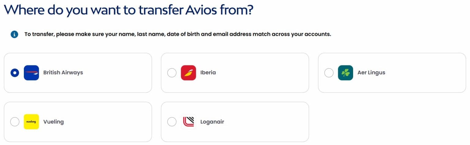 Rejoice! There is a new Transfer Avios tool and it actually works ...