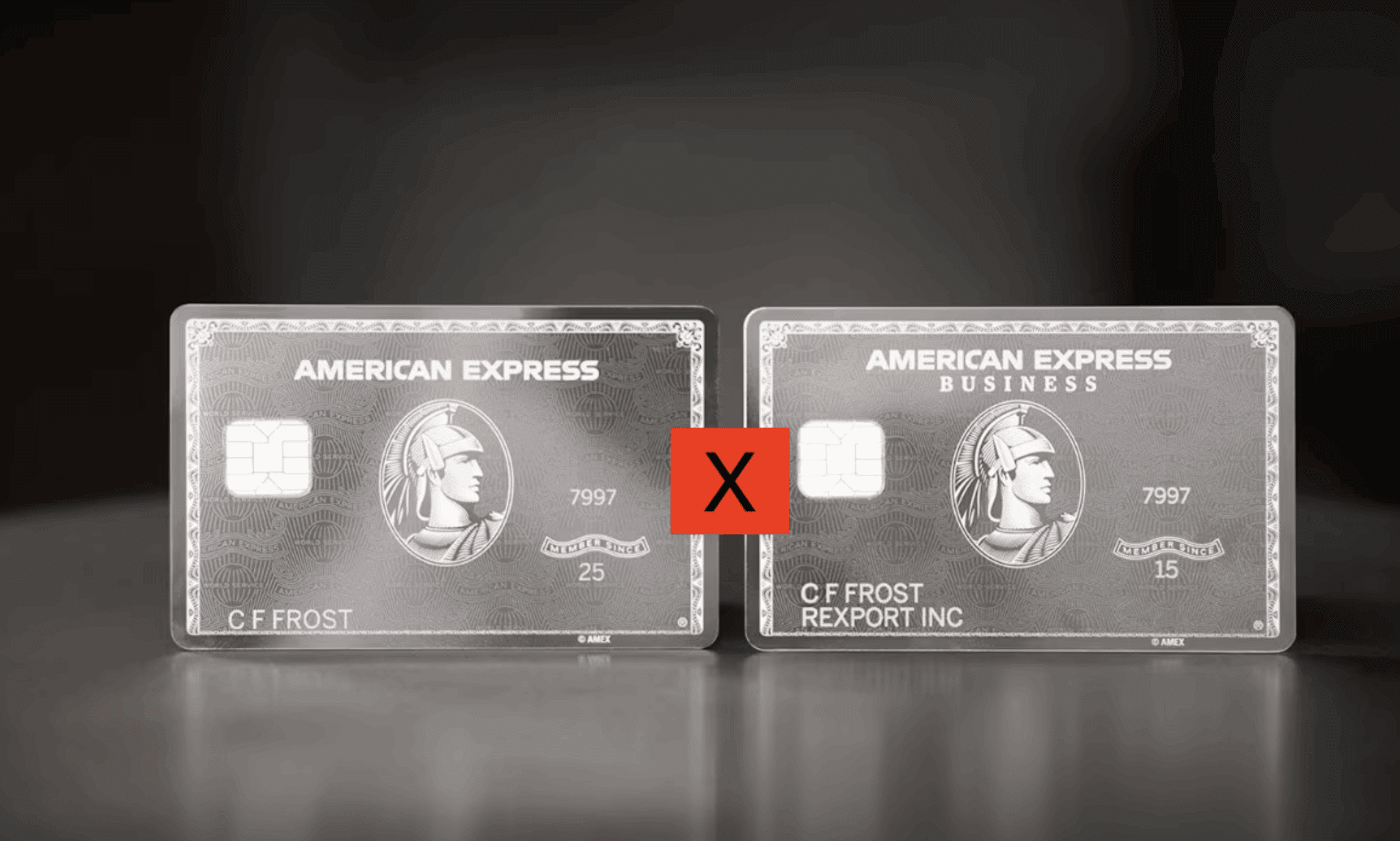 "Sorry Sir, no 'mirror finish' Amex Platinum Card for you!" - TravelUpdate