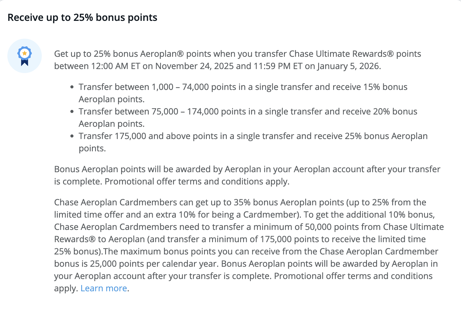 Up to 35% extra points with this new Chase points transfer bonus ...